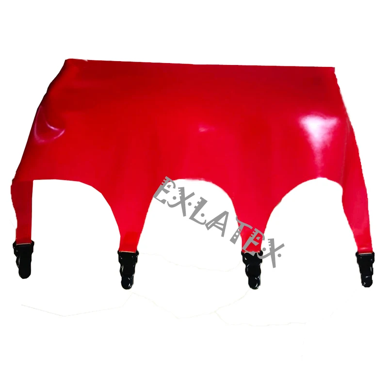 Latex Garter Women Harness bdsm Bondage Red Latex Rubber Garter ...