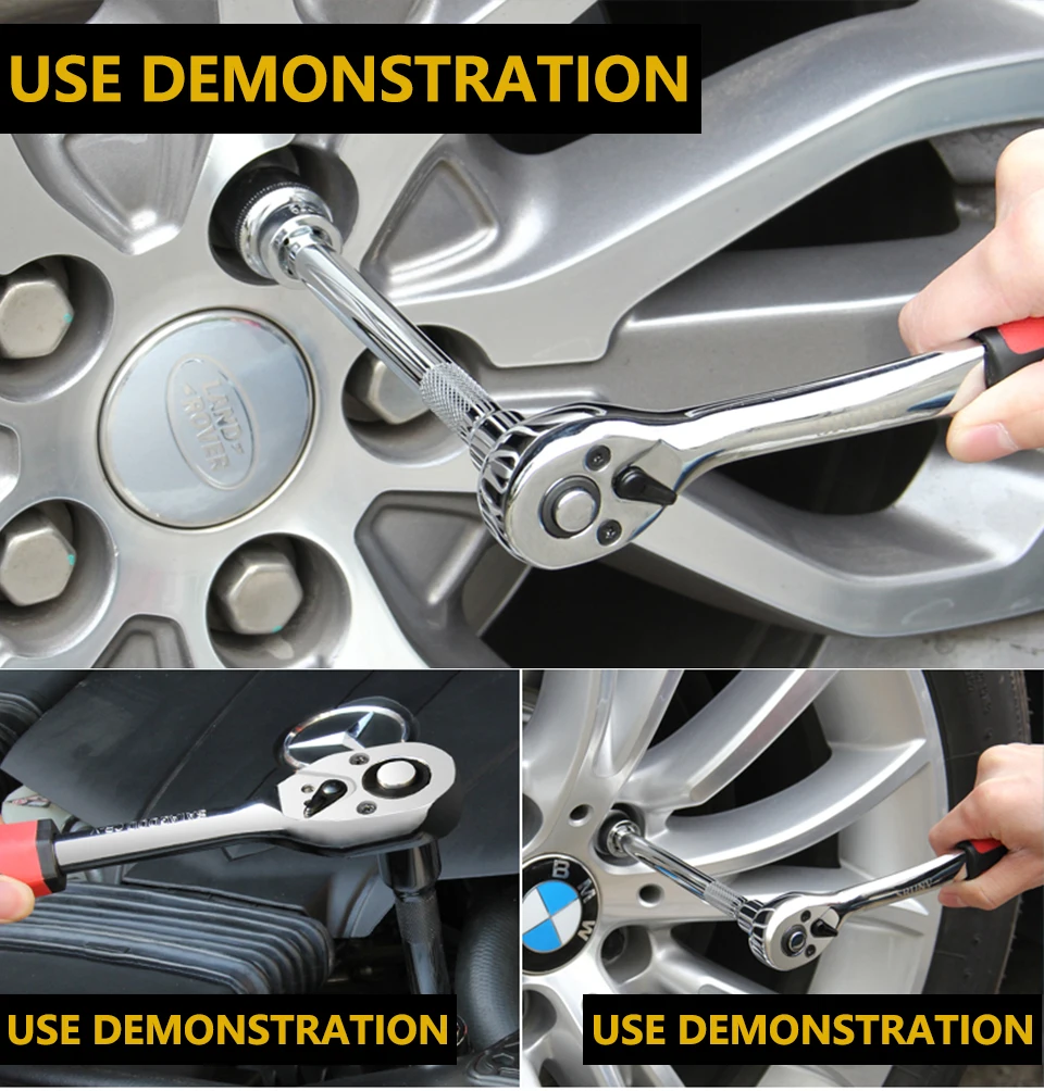 CLE A MOLETTE,72 retractable large--Clé à cliquet rétractable économie ...