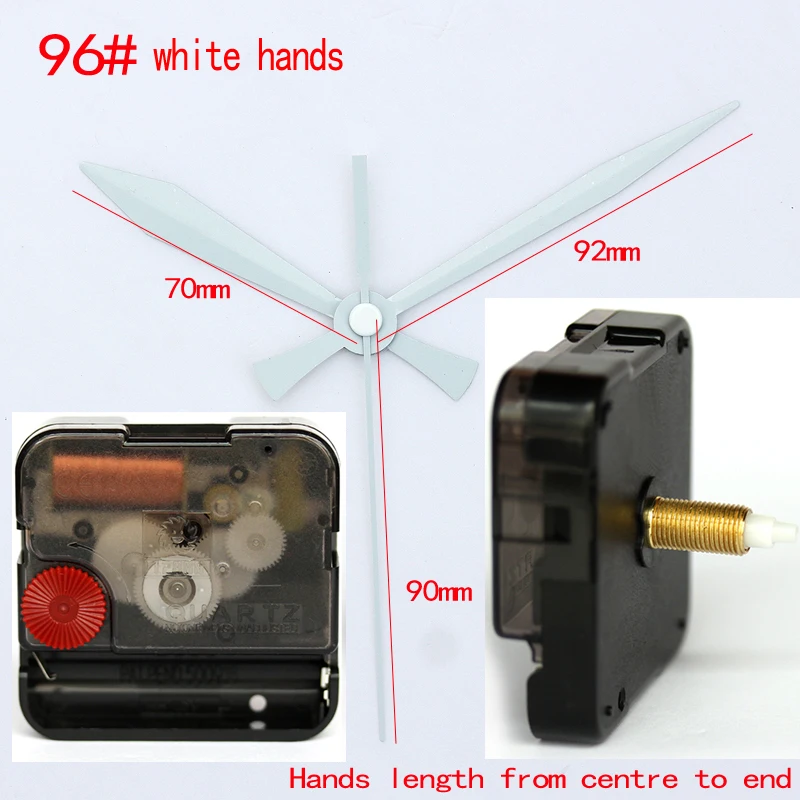 12888stc Sweep Screw In Type Clock Accessory 15mm Long White Screw Axis ...