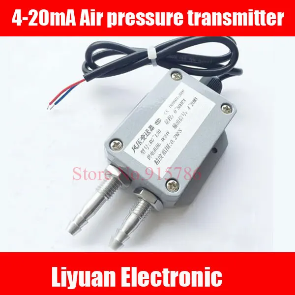 4-20mA-Air-pressure-transmitter-0-20KPA-Differential-Pressure-Sensor ...