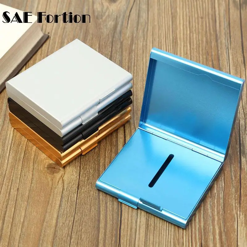 Aluminum Cigarette Case Storage for 20 Cigarettes Holder Double Side ...