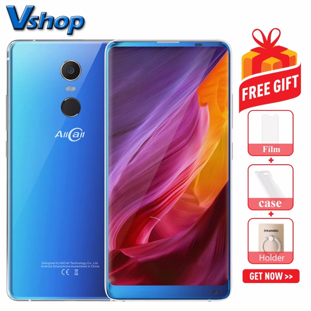 Original AllCall MIX 2 4G Mobile Phone Android 7.1 6GB+64GB Helio P23 ...