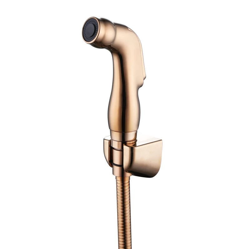 Luxury Rose gold ABS Plastic Bidet Sprayer hand held toilet bidet spray ...