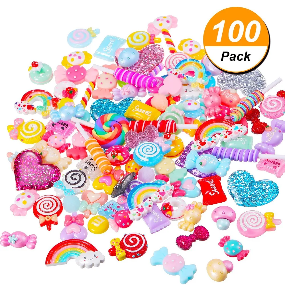 Cute Beads Candy Charms Wholesale - Sweet Treats For DIY Crafts Junk Charms