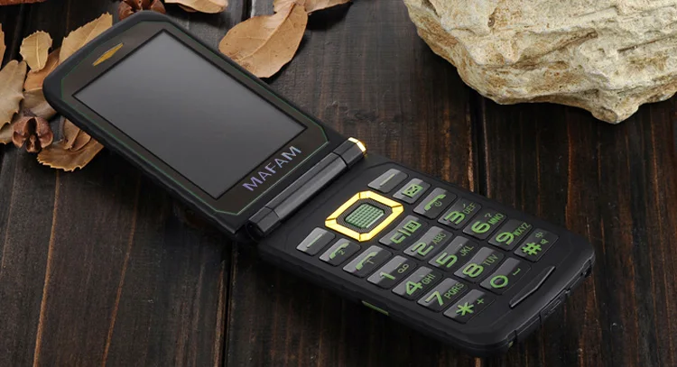 Mafam Land Flip Cell Rover X9 Dual Screen Dual Sim One-key Call Answer Long Standby Touch Screen ...