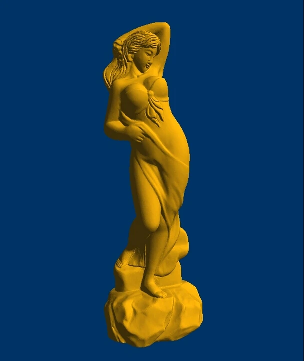 Woodworking Supplies Winter Lady Relief 3d Model Relief For Cnc In Stl