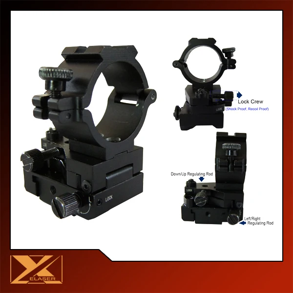 Tactical windage and elevation adjustable 25.4 30mm mount rail|rail bed ...