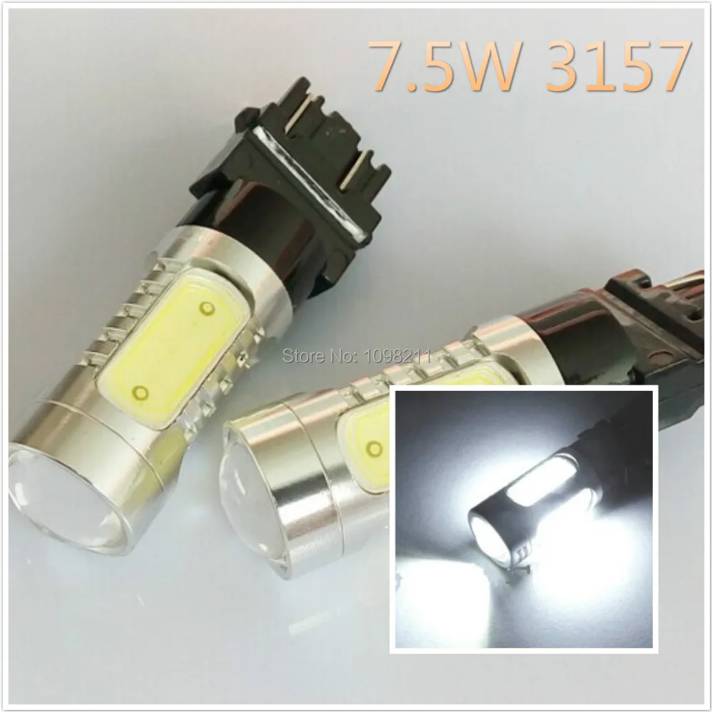 2pcs 3157 3156 7.5W 3457 3057 3047 3155 3357 LED Tail Signal Car Brake ...