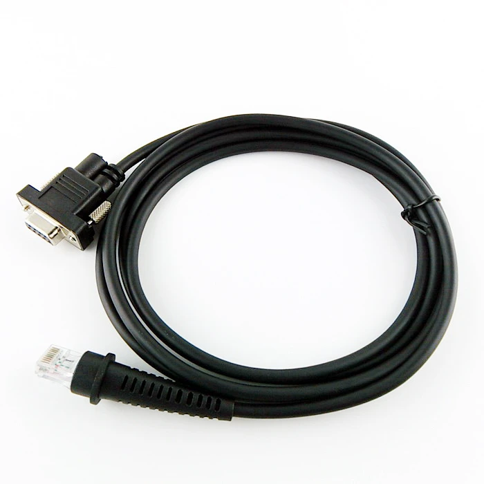 2pcs/lot Barcode Scanner Rs232 Cable, Serial Cable 2m(7ft),for Newland ...