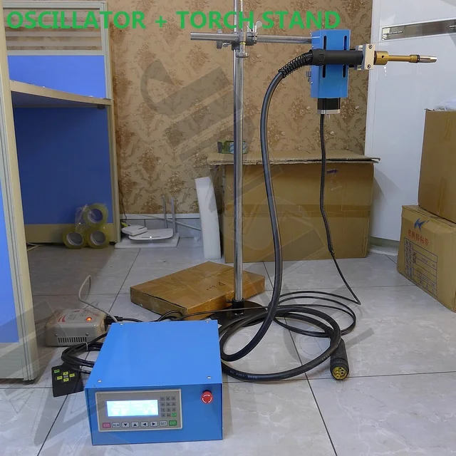 Torch stand + Automatic Welding Oscillator Weaver PLC Controlled ...