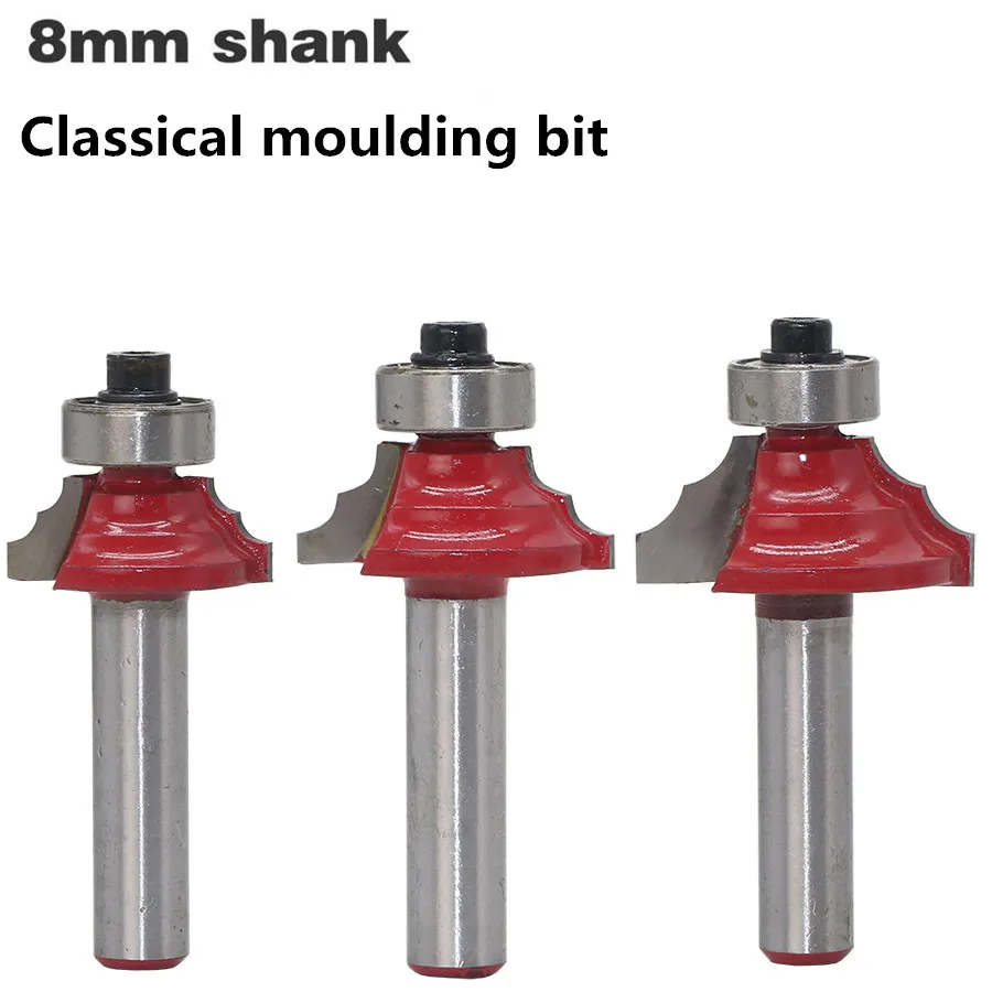 1pc 8mm Tungsten Carbide Trimmer Cleaning Flush Trim Wood Router Bit ...