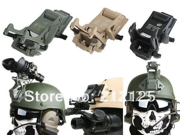 Rhino night vision NVG arms mount for OPS CORE Helmet BKTAN/OD free ...