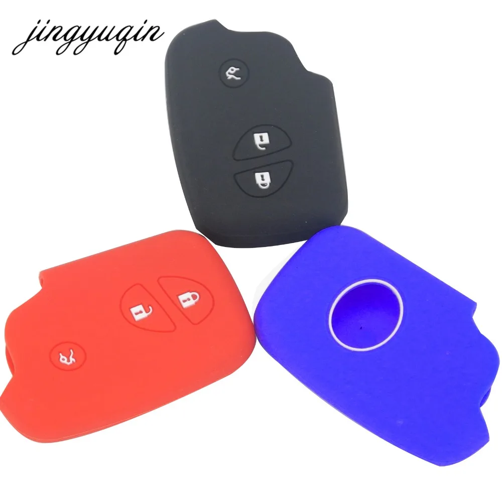 Jingyuqin 30 CT200h pçs/lote Silicone Caso Chave do carro Para Lexus ES ...