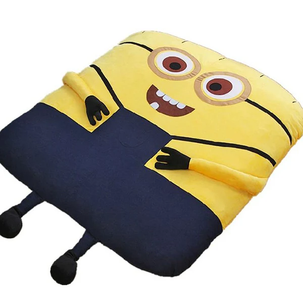 (1.8*2m )2015 Minions Sleeping Beds Cartoon Character Giant Stuffed ...