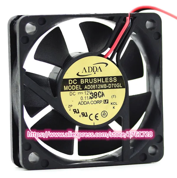Brand new and original 60*60*15MM 6cm fan AD0612MB D70GL DC12V 0.11A ...