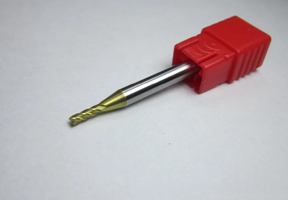 wholesale 10PCS HRC62 2MM Four 4 flutes end mills machine milling ...