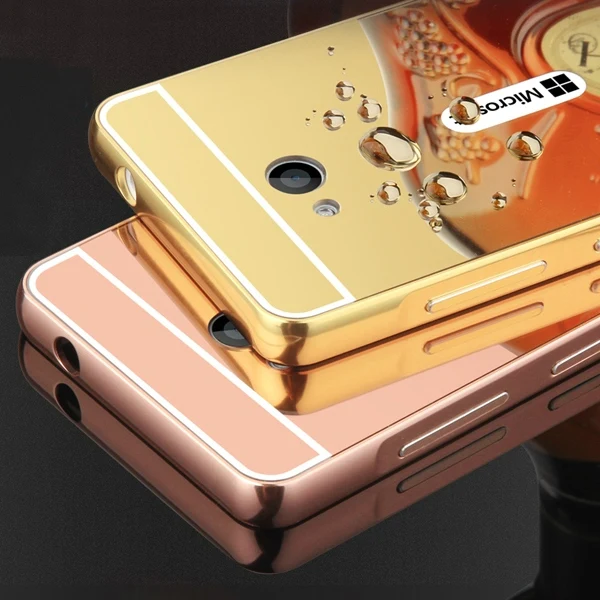 Mirror Back Cover For Microsoft Nokia Lumia 640 Case Aluminum Metal ...