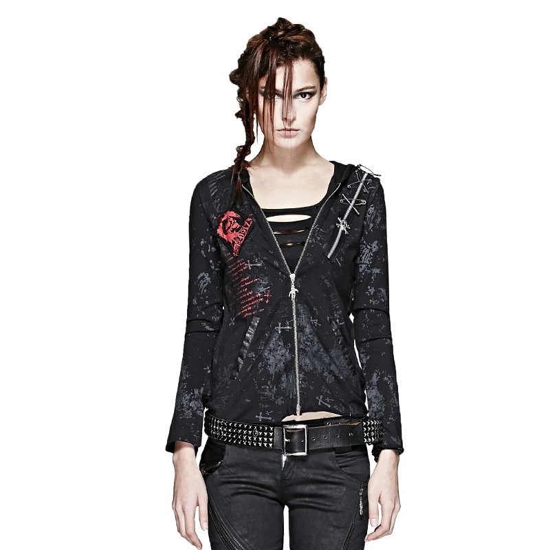 PUNK RAVE Cobweb Coat for Unisex Unique Cobweb Design Famous Women ...