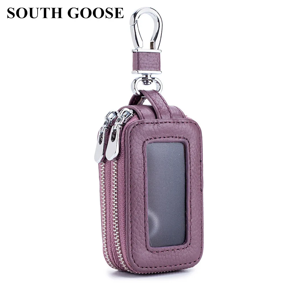 SOUTH-GOOSE-New-Men-Genuine-Leather-Car-Key-Holders-Multifunctional ...