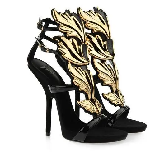 New GZ fashine designer brand Stylish Real Leather Ladies Angel Wing ...