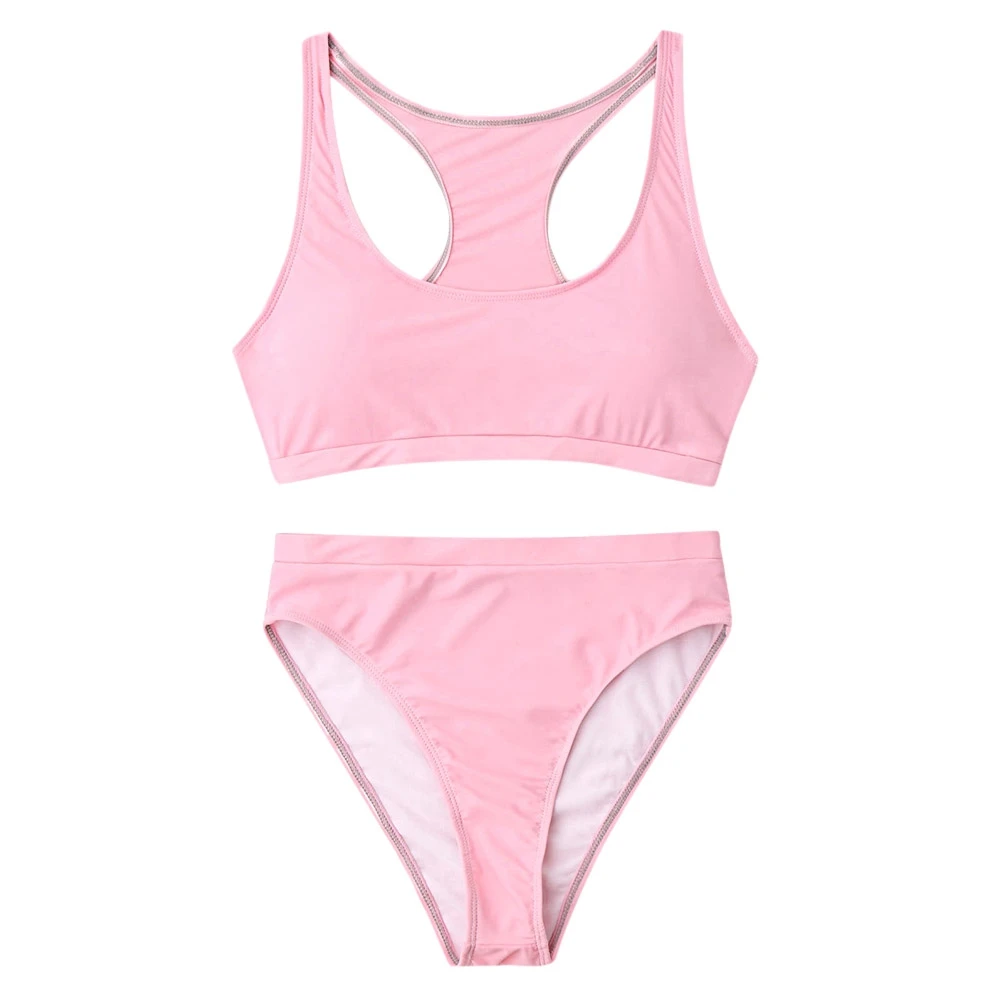 2018 Sexy Push Up Swimwear Solid Sport Solid Bikins Set Women Brazilian