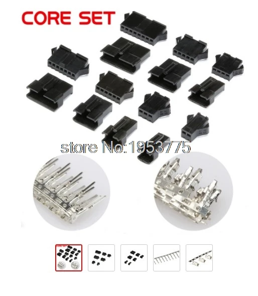 30 세트 SM2.54 6P 6 핀 커넥터 2.54mm 핀 헤더, 터미널 + 하우징|connector 2.54mm ...