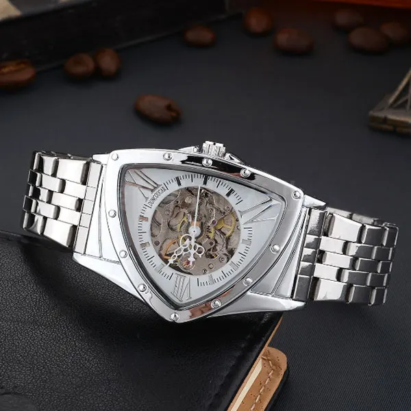 Luxury Personality Triangle Men's Mechanical Watch With Automatic ...