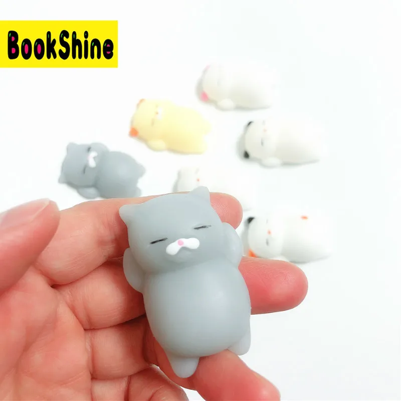 1pc Kawaii Collection Squishy Cat Squeeze Healing Fun Kids Toy Stress ...