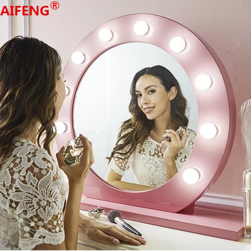 AIFENG 10W Makeup Mirror Vanity LED Light Bulbs Kit for Dressing Table ...