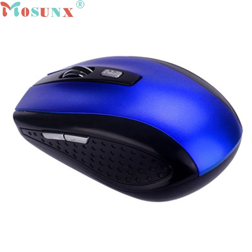Reliable hot wireless mouse gaming mouse 1600dpi Blue Trendy Portable 2 ...