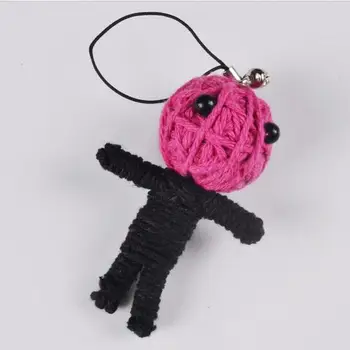 4pcs Wholesale New Style Voodoo Doll Keychains little voodoo dolls ...
