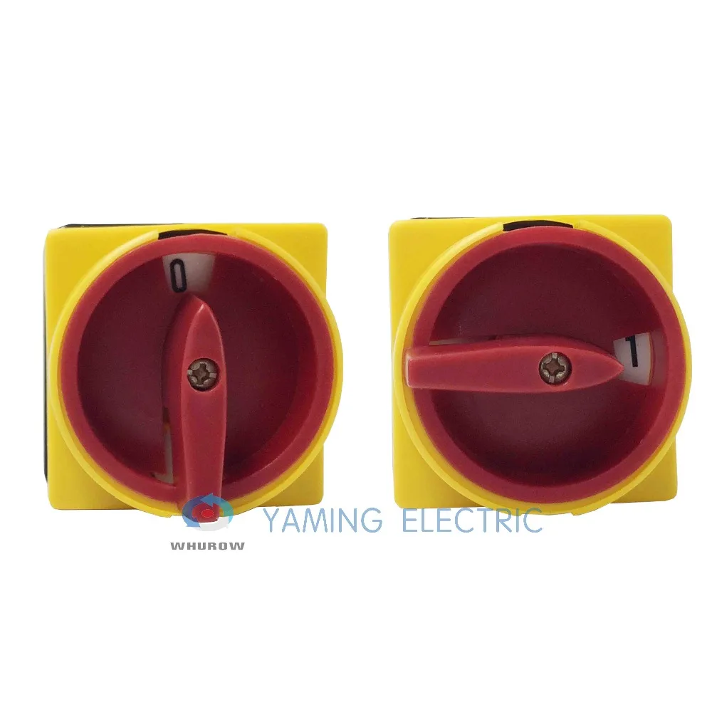 On off switch 2 position selector changeover 20A 1 pole Pad lock Main ...