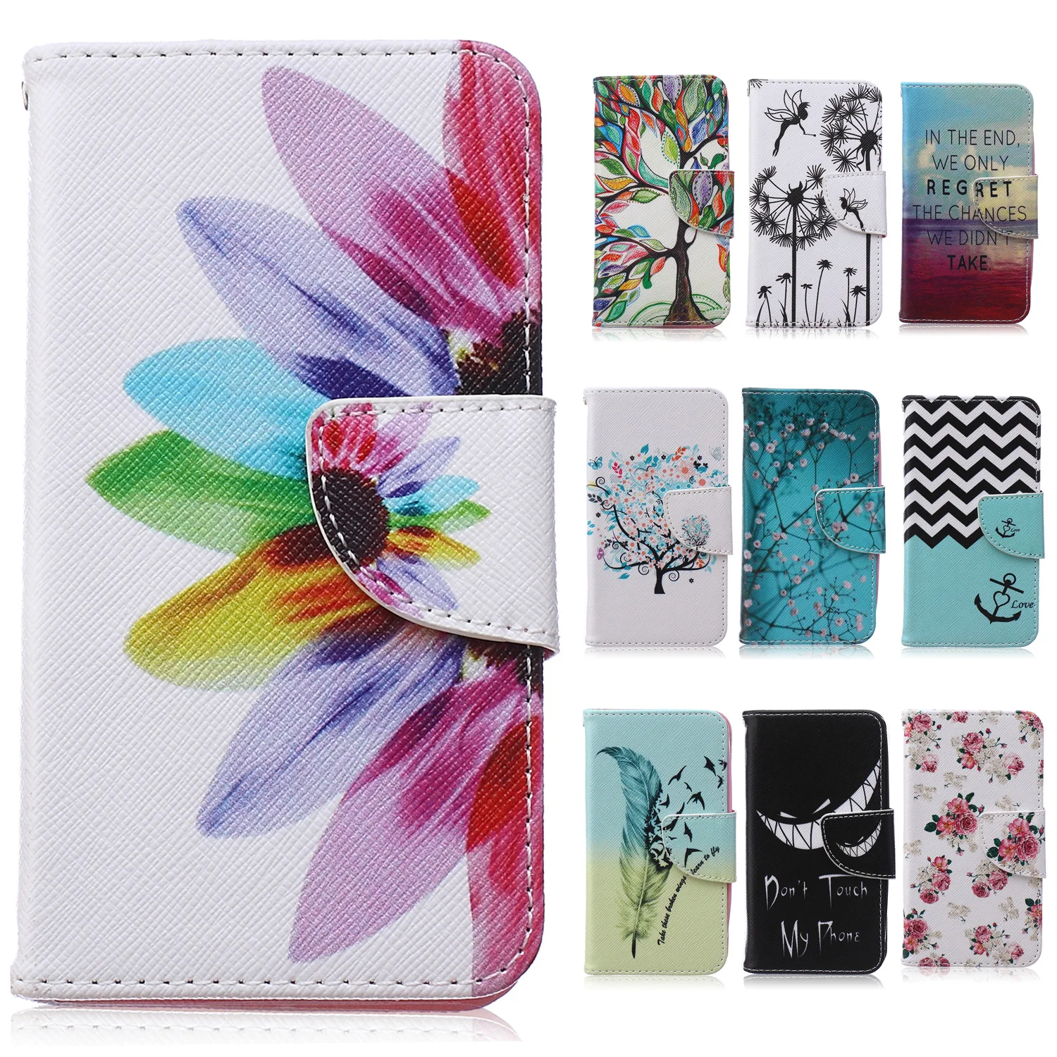 Flip Leather PU Mobile Phone Case bags coque For Samsung Galaxy S3 SIII ...