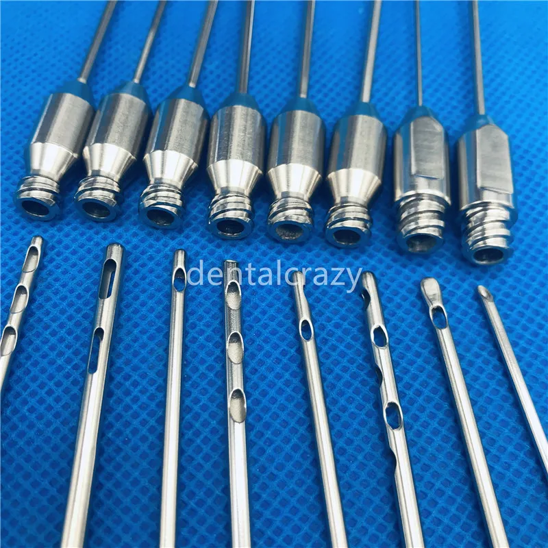 Four hole Stainless Steel Coleman Liposuction Cannula Beauty Intrusment ...