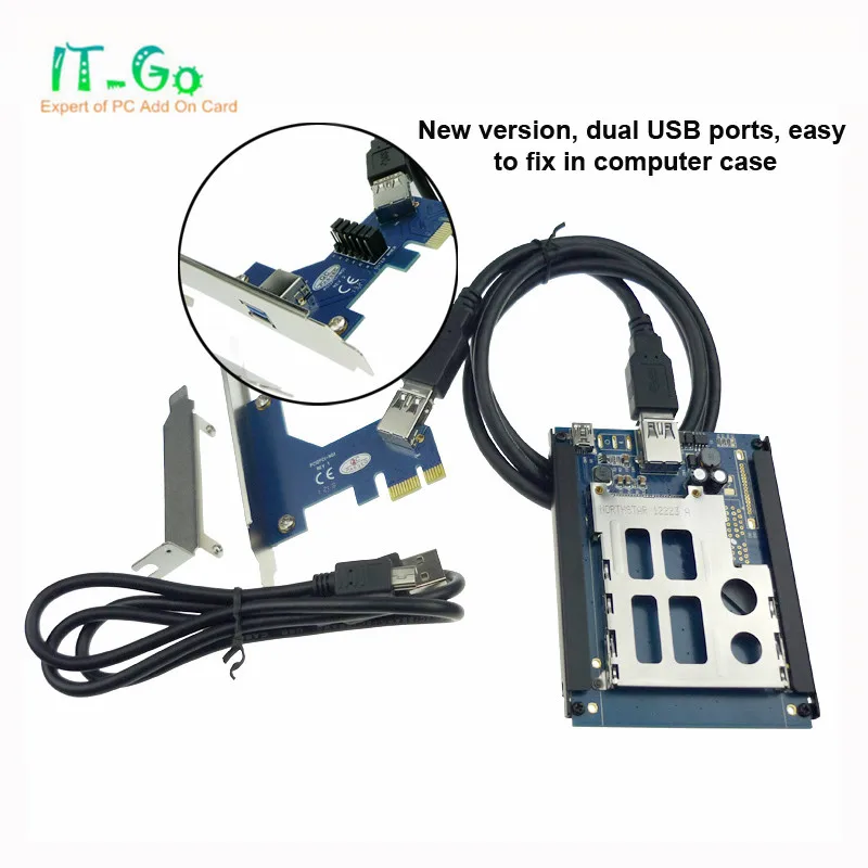 PCIe a exprés tarjeta 54MM 34MM adaptador Expresscard 34 54 PCI Express ...