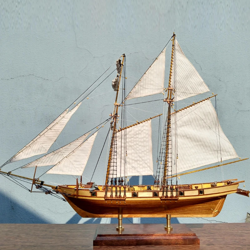 Wooden Ship Models Kits Educational Toy Model Boats Wooden 3d Laser Cut ...