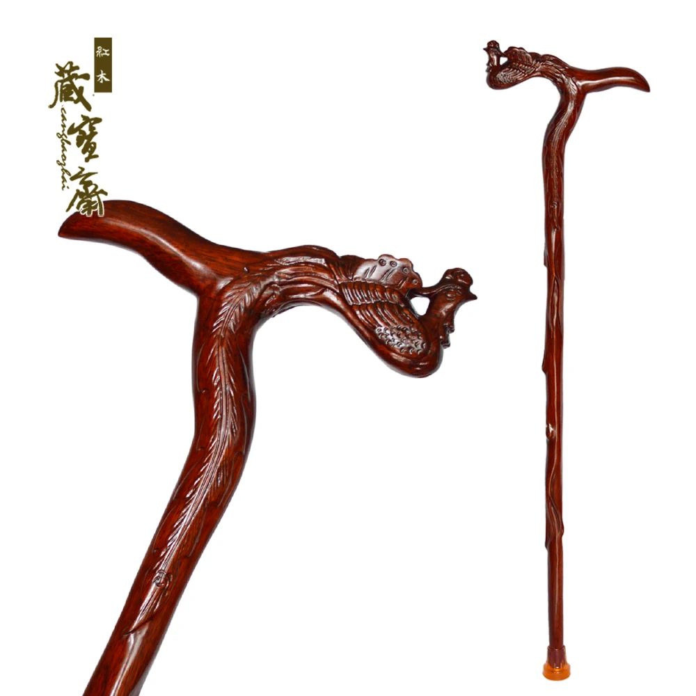Mahogany-wood-stick-stick-old-wooden-crutch-stick-elderly-crested ...