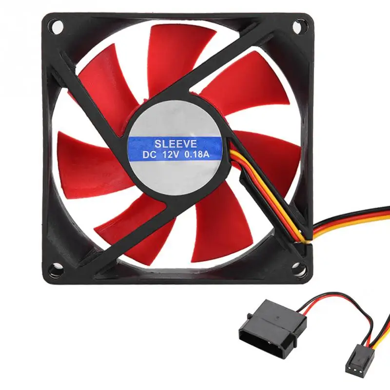 8cm 12V CPU Cooling Fan CPU Fans Heat Sink Silent Mute Cooler for ...