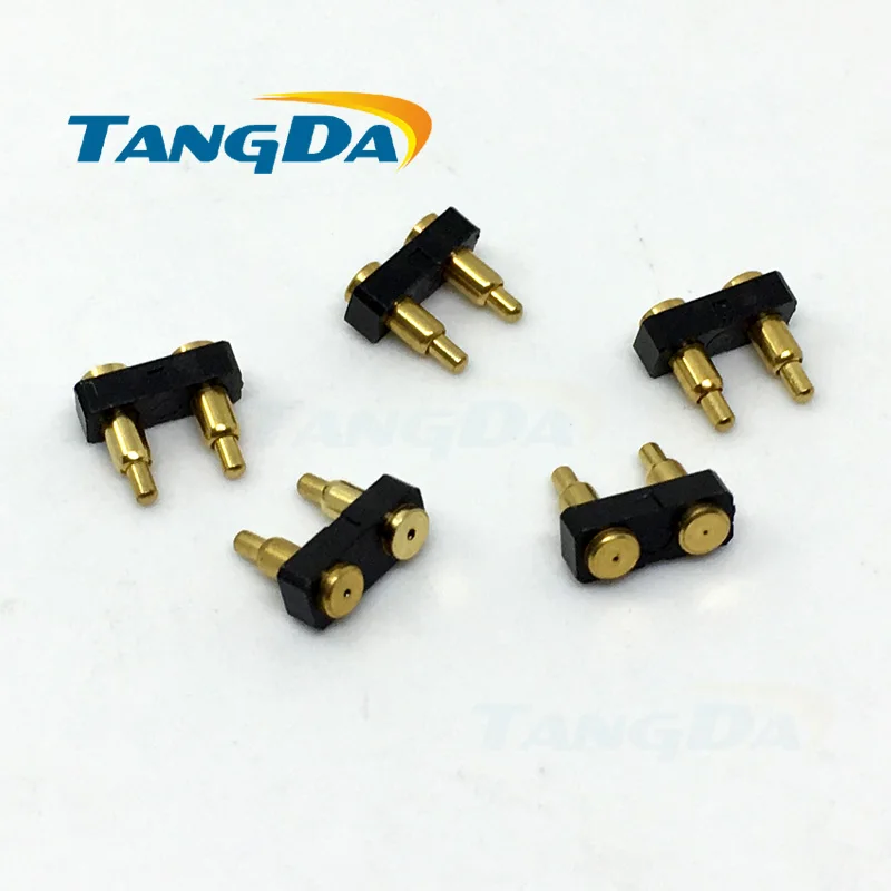 pogo pin connector 2P pogopin 2pin 3.5 pitch:3.5mm height: 4-10mm ...