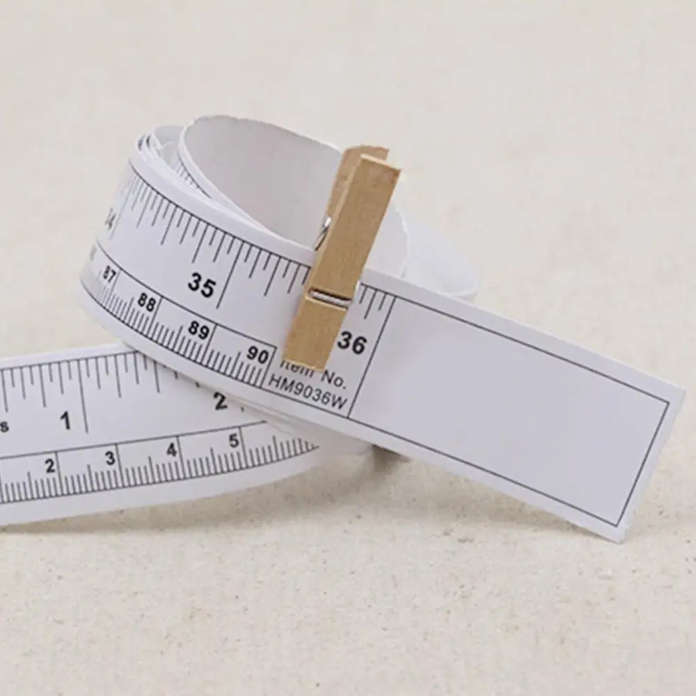 sticky ruler 90cm Sticky Scale Self Adhesive Metric Measure Gauge Tape ...