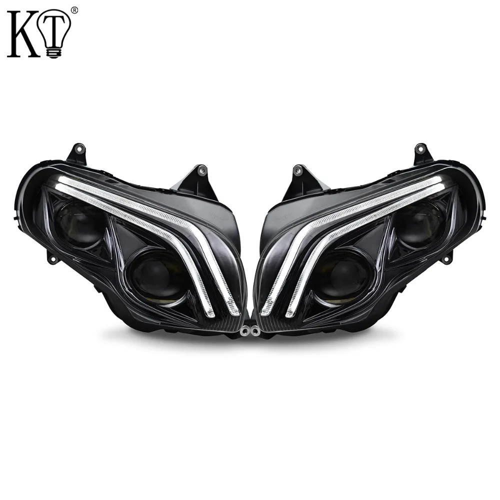 Kt Motorcycle Full Led Headlight Assembly For Honda Goldwing F6b 2013 ...