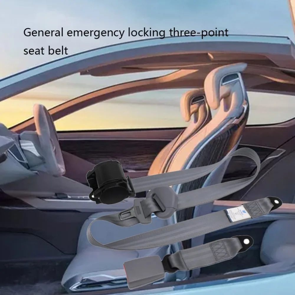 6 Point Car Front Seat Belt Buckle Kit Automatic Retractable Safety ...