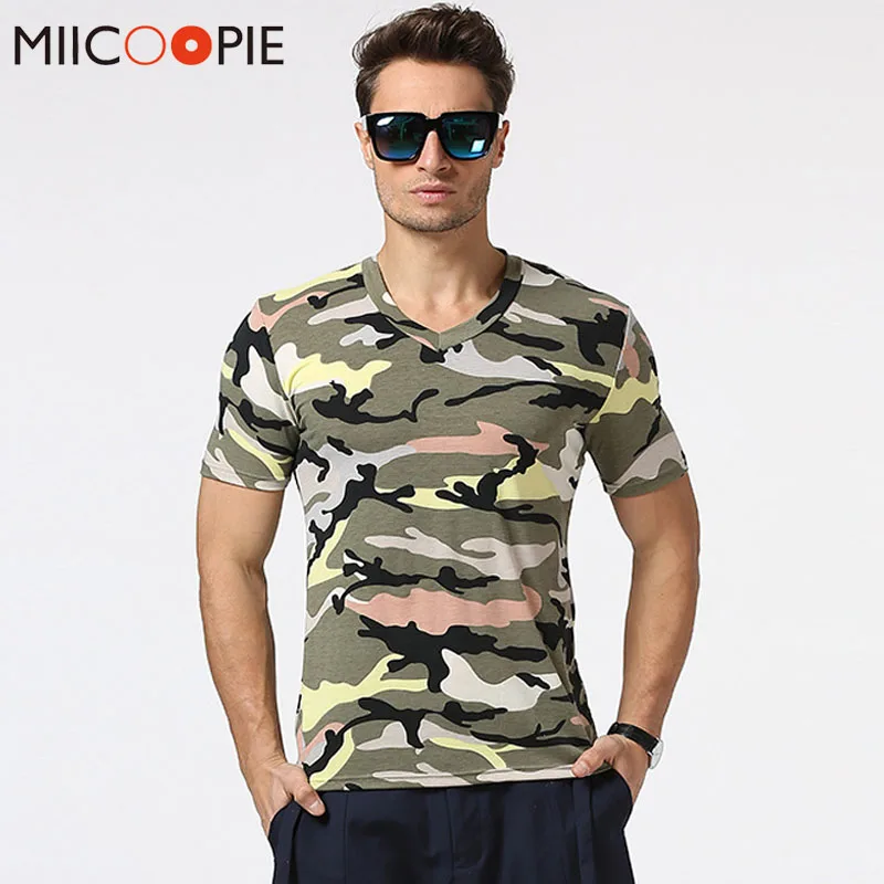 Brand Man Casual Summer Military Camouflage T shirts Men brand Army ...