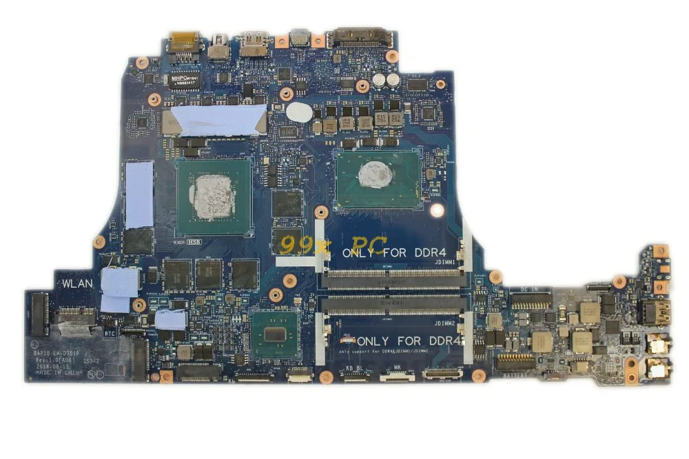 Laptop Motherboard FOR DELL Alienware 17 R4 Laptop Motherboard W/ I7 ...