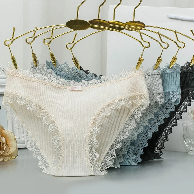 Buy Sexy Lace Panties Womens Cotton Underwear