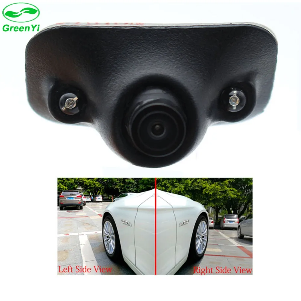 GreenYi Mini HD Night Vision Car Front Side View Camera with 2 IR LED ...