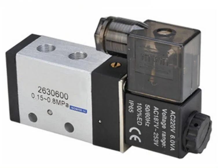 4/2 way Pillar type often passes Exhaust type Herion series pneumatic ...