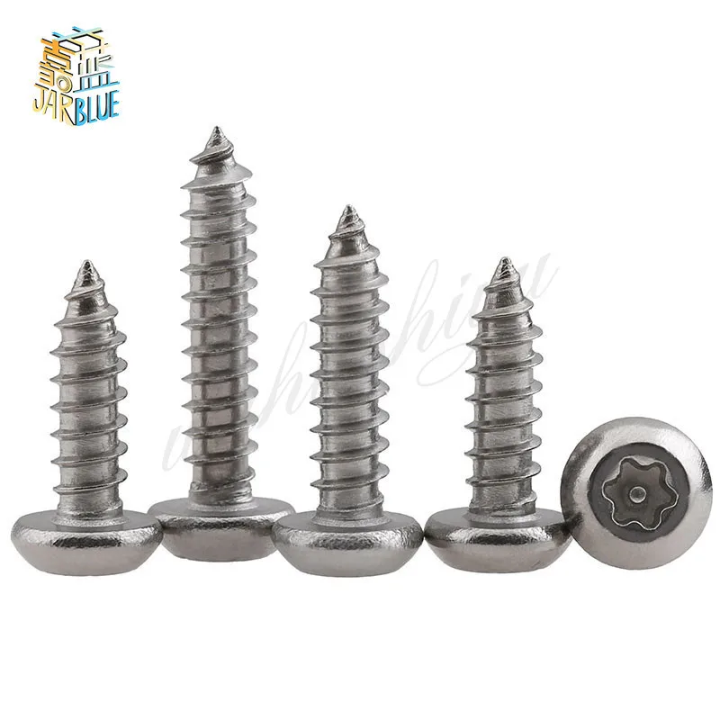 304-Stainless-Steel-Lobe-Round-Pan-head-self-tapping-screw-torx-screw ...