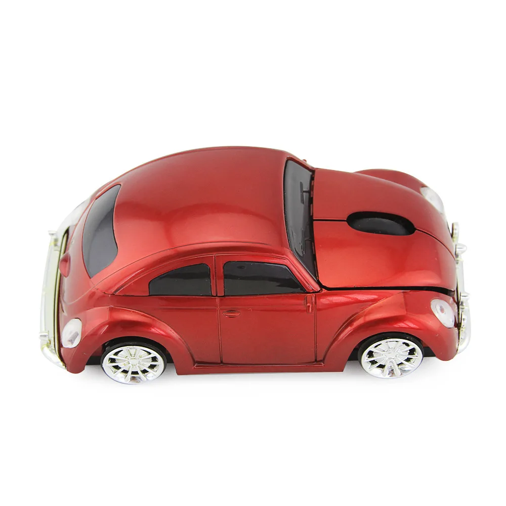 Wireless Computer Mouse Gamer Cool Beetle Car Shape Mice 1600DPI ...