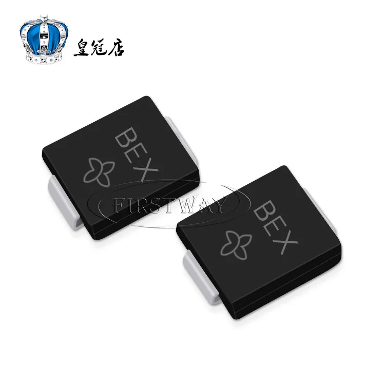 BX 22V Bi directional Transient Suppression Diodes SMCJ22CA DO 214AB ...